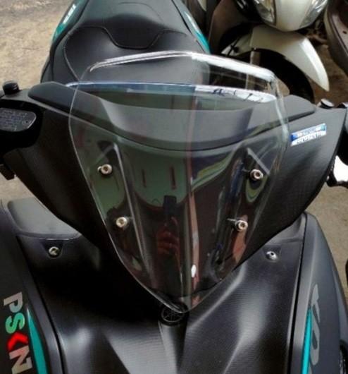 Yamaha Aerox Windshield, Motorcycles, Motorcycle Accessories on Carousell