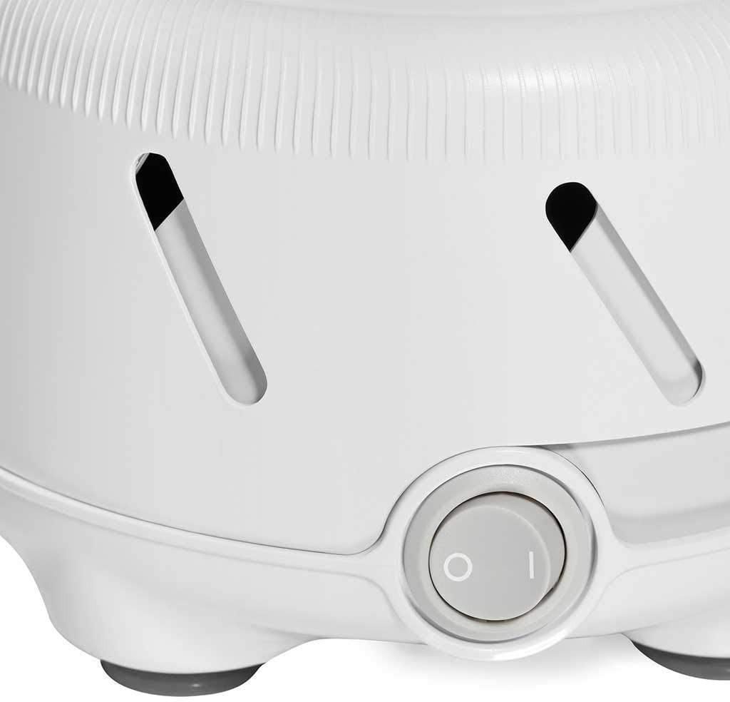 Yogasleep Dohm UNO White Noise Machine (White) Real Fan Inside Non-Wind ...