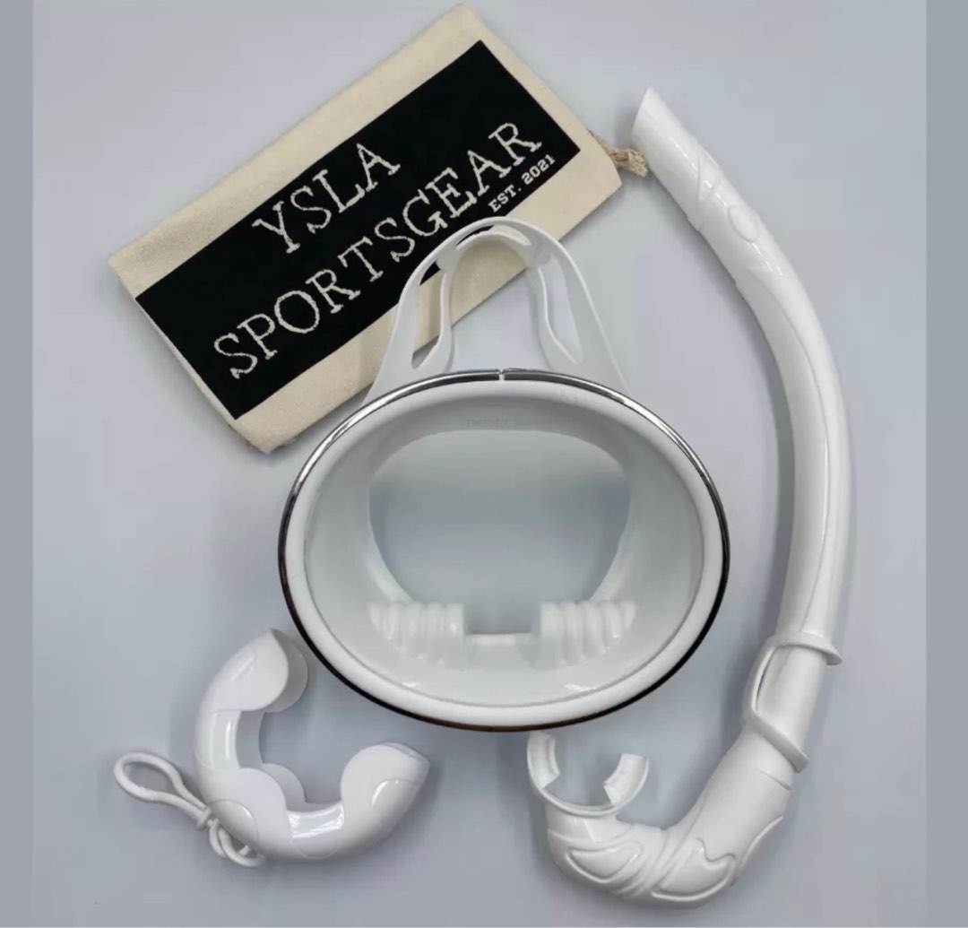Ysla oval freediving mask, Sports Equipment, Other Sports Equipment and ...