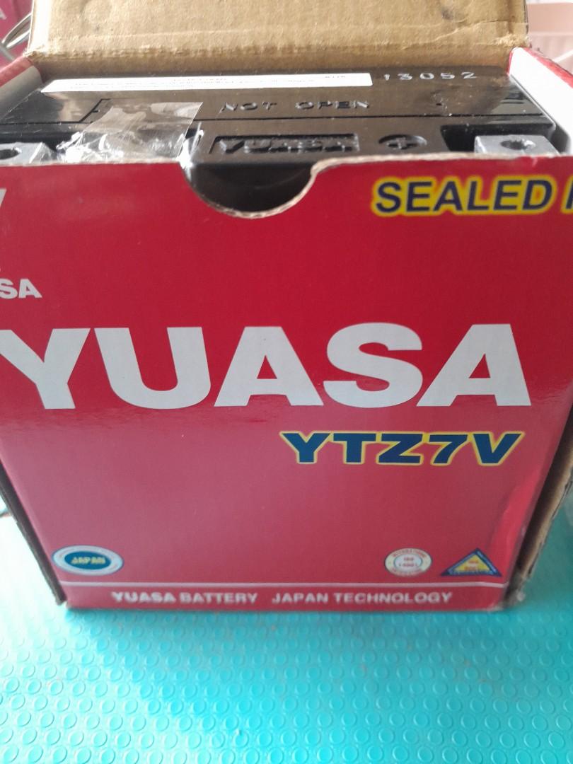 Yuasa ytz7v battery, Motorcycles, Motorcycle Accessories on Carousell