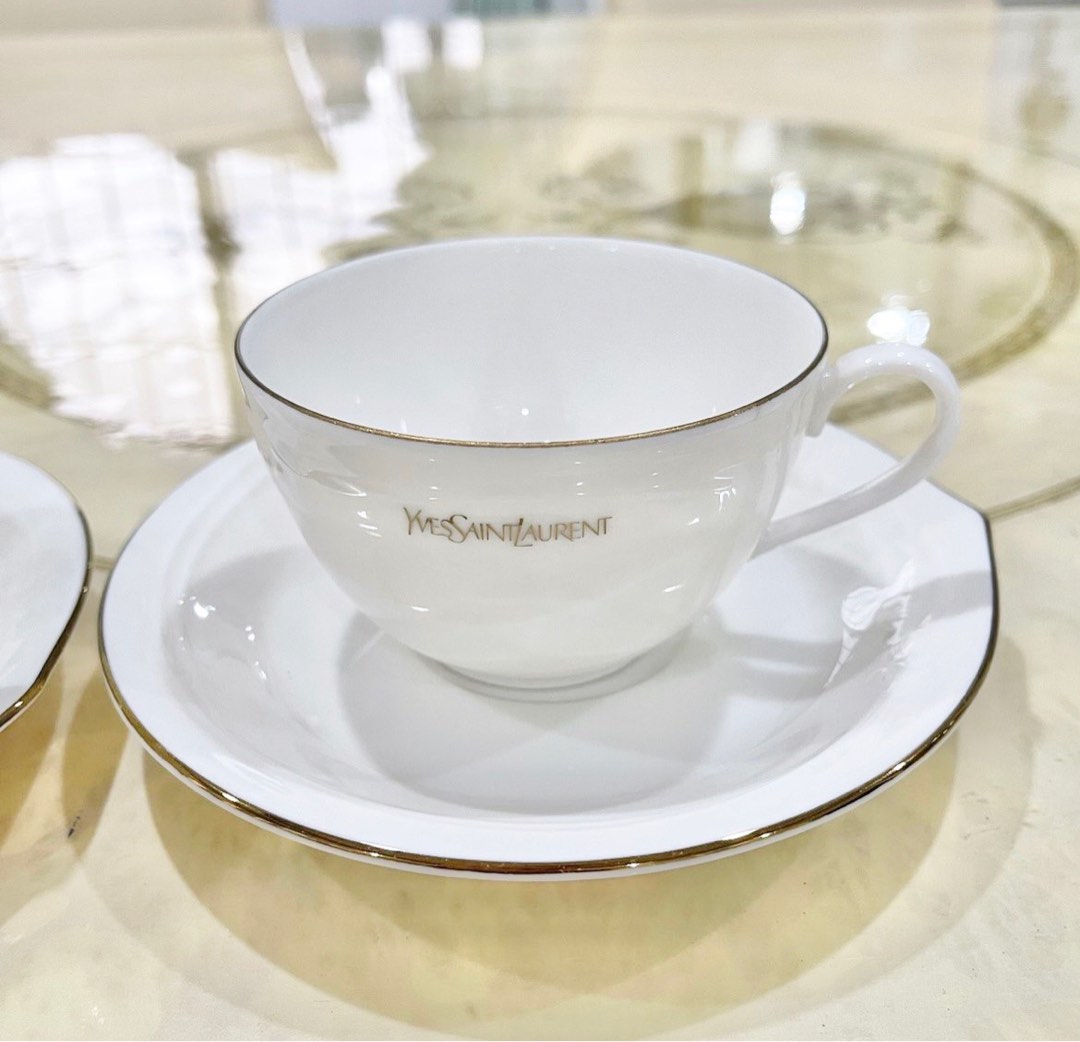 Yves Saint Laurent coffee/tea set, Furniture & Home Living, Kitchenware ...