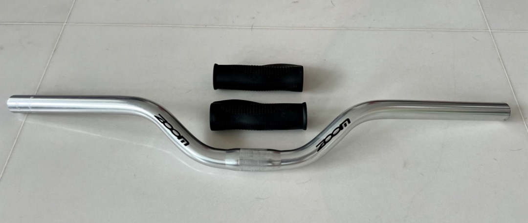 Zoom 25.4mm eco drive V2 stock handlebars & ergo grips, Sports ...