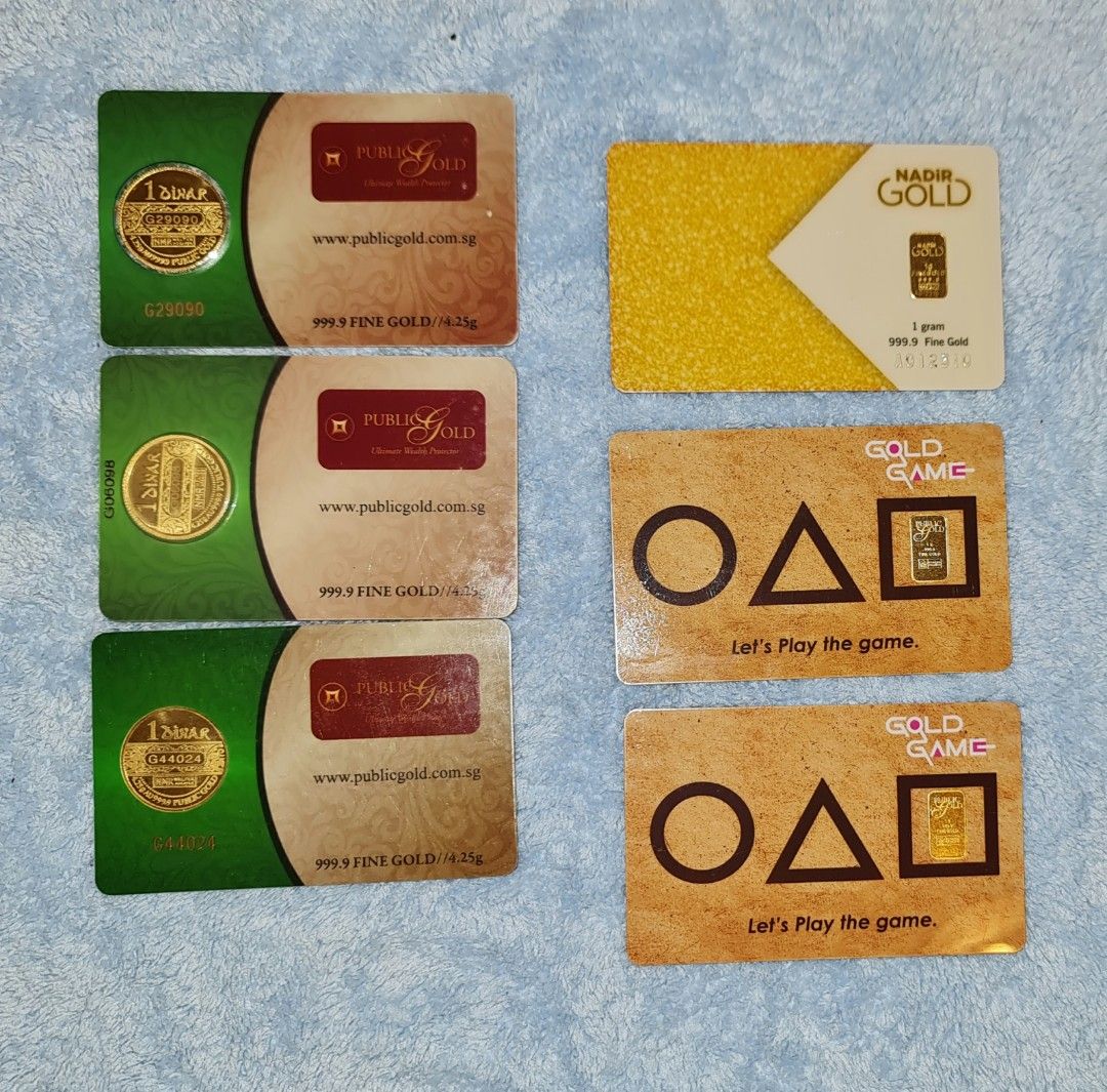 1 Dinar and 1 g Gold Bar and Gold Coin Nadir LBMA Public Gold ...