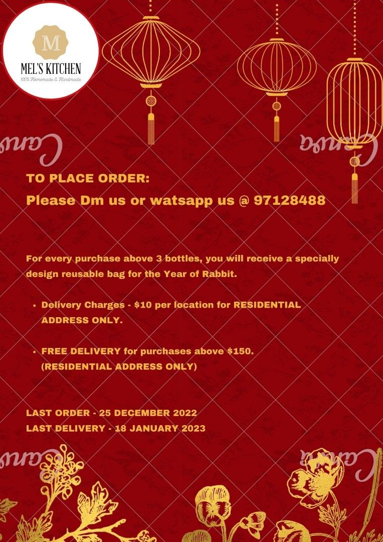 2023 CNY ORDERS OPEN, Food & Drinks, Homemade Bakes on Carousell