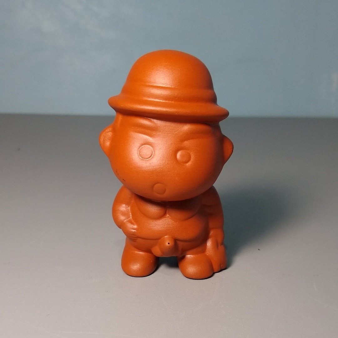 8cm or 3" small cute chinese pee pee boy terracotta figurine display ...