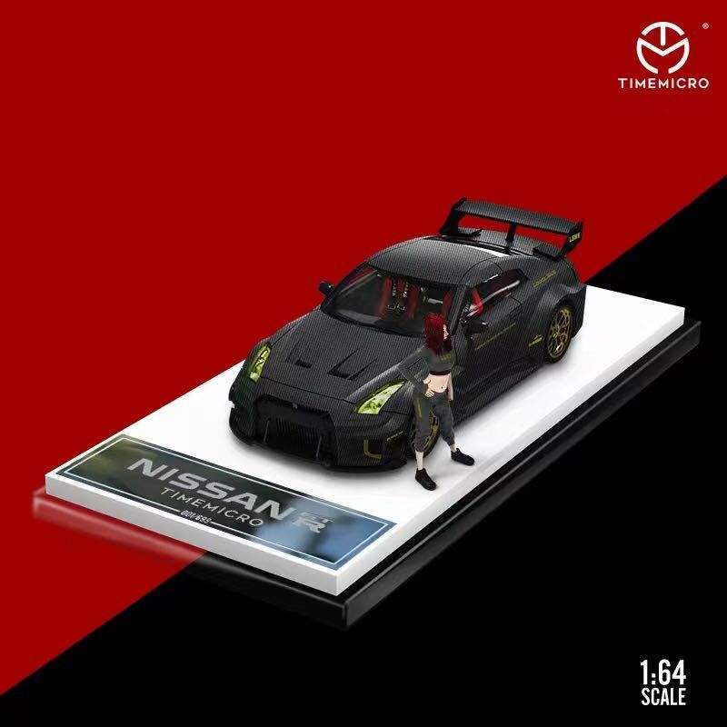 預訂 pre-order**** Time Micro TM 1:64合金模型！R35 GTR LB改裝版，3.0版本Silhouette ...
