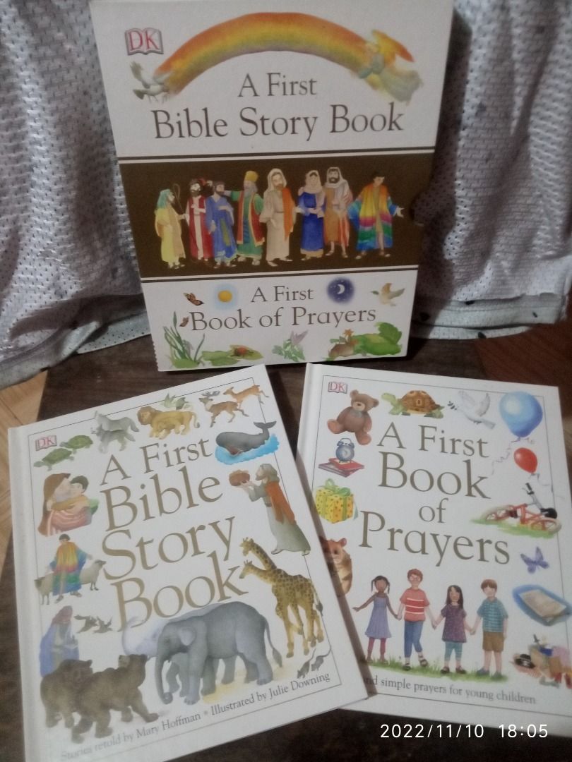 A First Bible Book & A First Book of Prayer (2in1), Hobbies & Toys ...