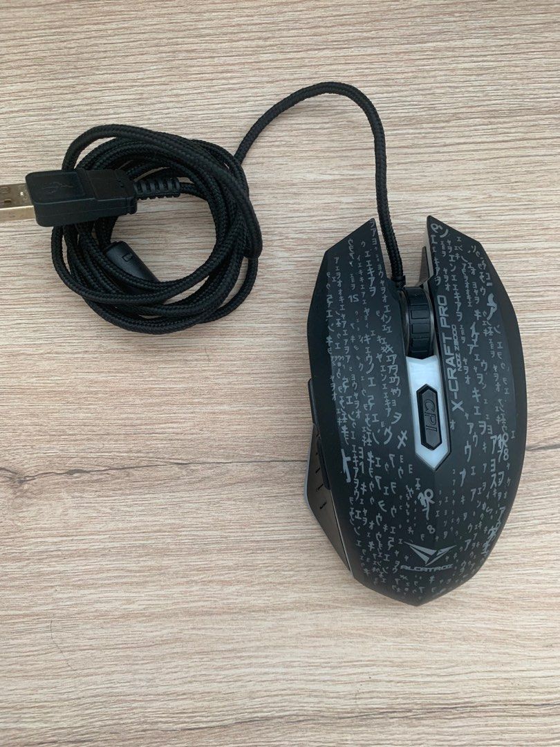 ALCATROZ X-CRAFT PRO NOIZ Z800, WIRED GAMING MOUSE, Computers & Tech ...
