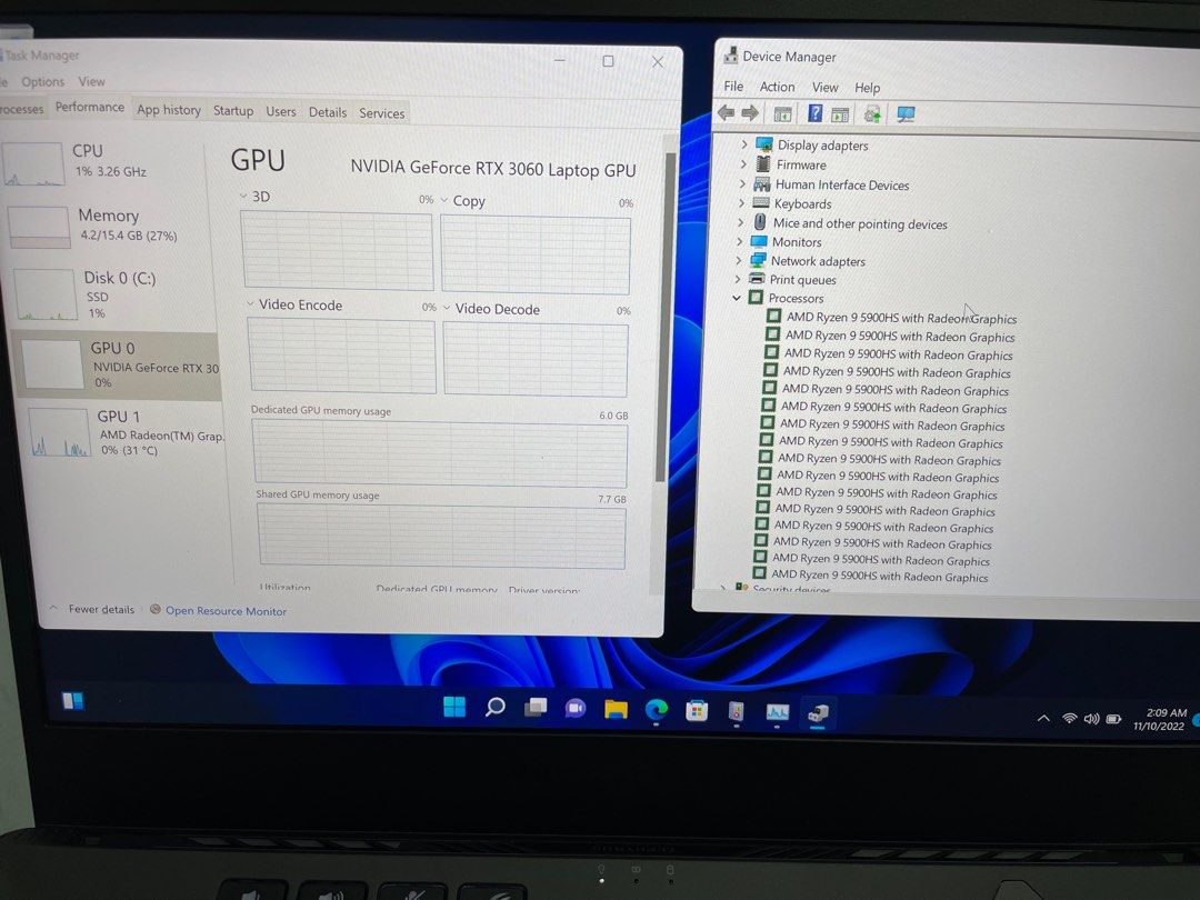 Asus ROG Zephyrus G14 GA401Q gaming laptop, Computers & Tech, Laptops ...