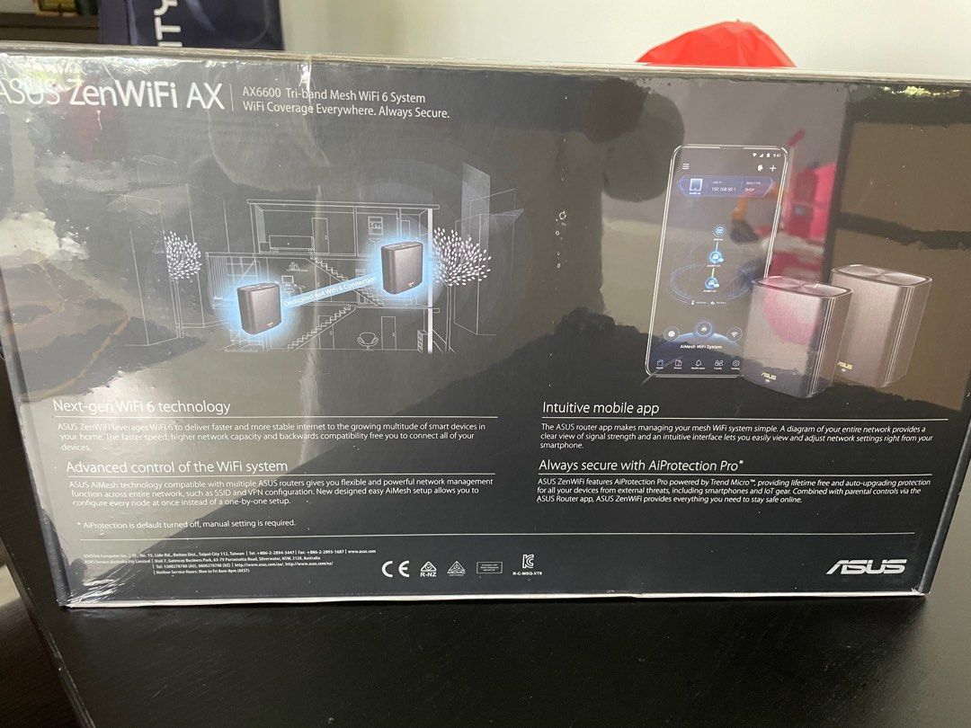 Asus Zen Wifi AX6600 AX (XT8), Computers & Tech, Parts & Accessories ...