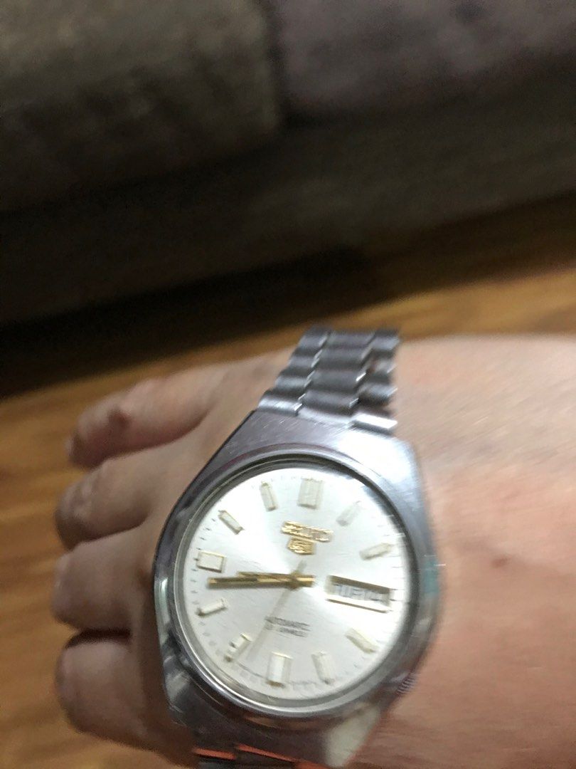 Authentic Seiko 5 Automatic Vintage Mens Watch 21 Jewels, Men's Fashion ...