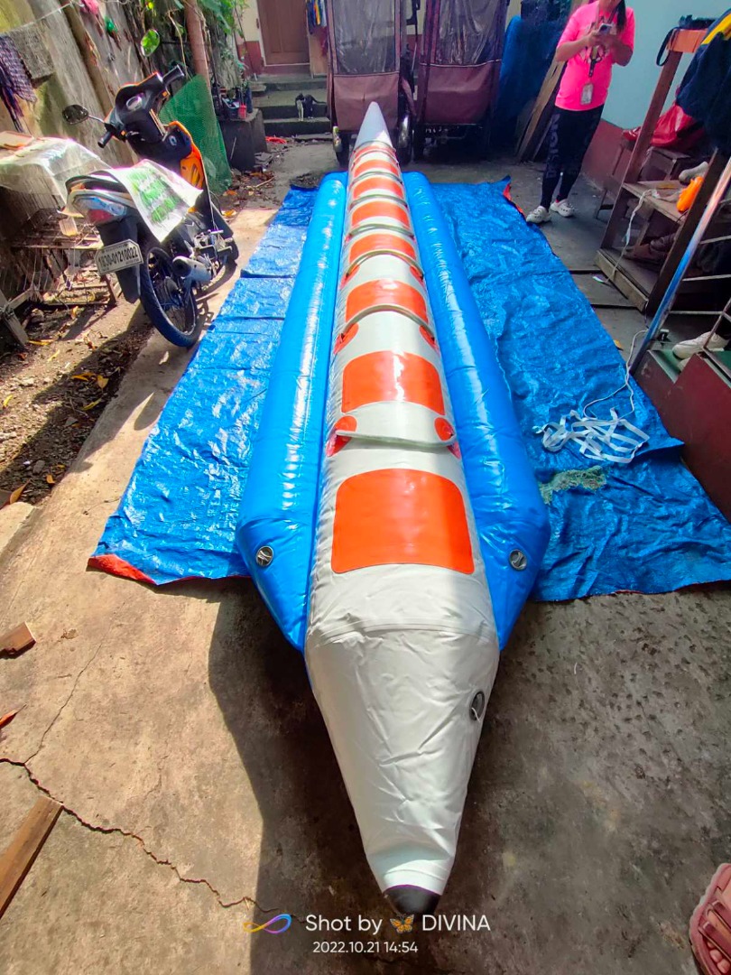 Available Inflatable Banana Boat 8 Persons Water Activities, Sports ...