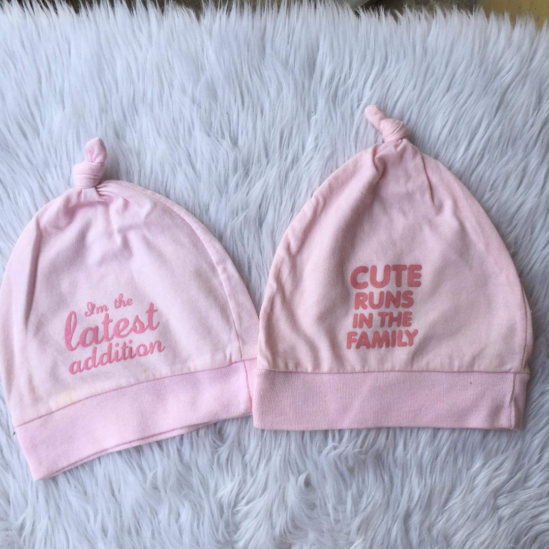 Baby new born bonnet, Babies & Kids, Babies & Kids Fashion on Carousell