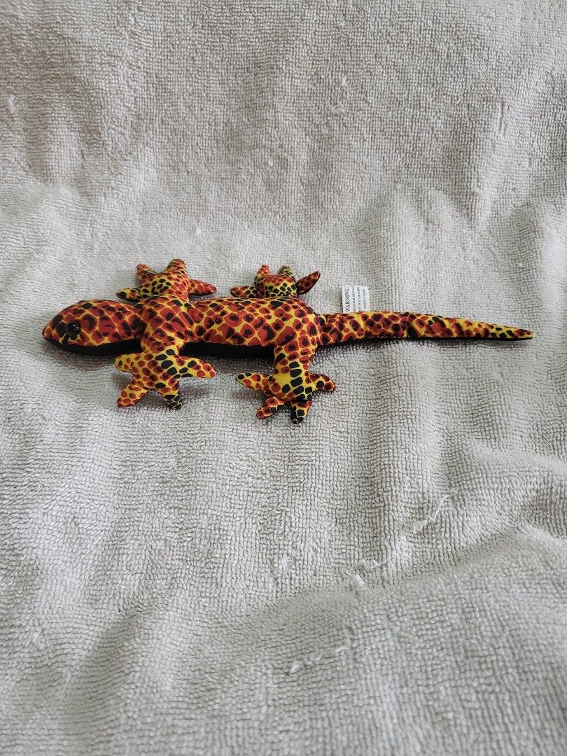 Beautiful Handmade Sand Filled Gecko Lizard Plush Toy / Paper Weight ...