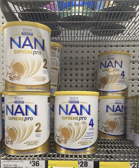 Brandnew Nestle toddler milk sealed Nan supreme pro 3 and 4 direct from ...