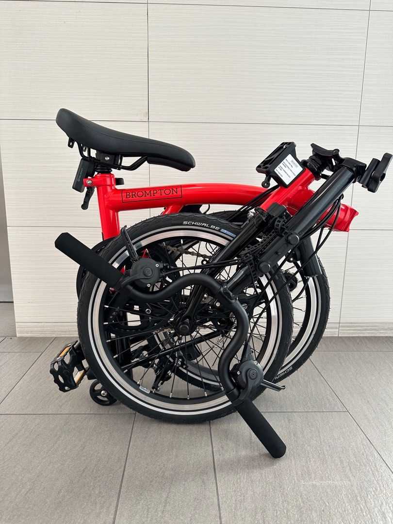 Brompton Red Rocket M6L, Sports Equipment, Bicycles & Parts, Bicycles ...