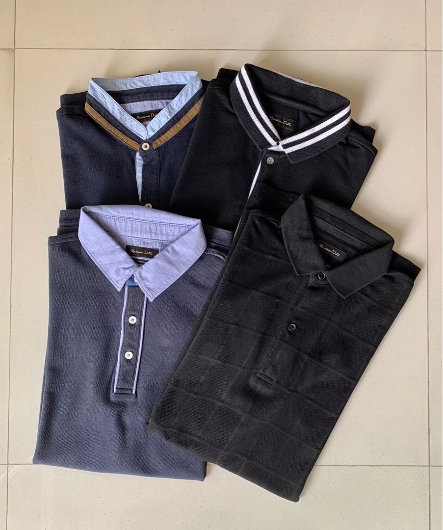 Massimo Dutti Polos, Men's Fashion, Tops & Sets, Tshirts & Polo Shirts on Carousell