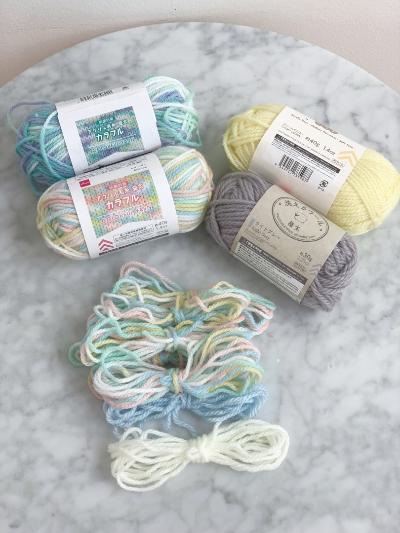 Bundle of Daiso Yarn, Hobbies & Toys, Stationery & Craft, Craft ...