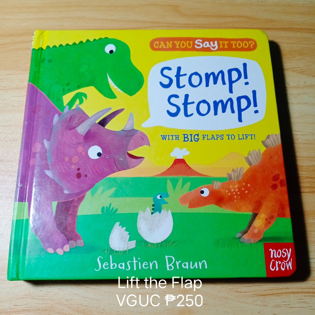 Can You Say it too? Stomp! Stomp! lift the Flap, Hobbies & Toys, Books & Magazines, Children's ...