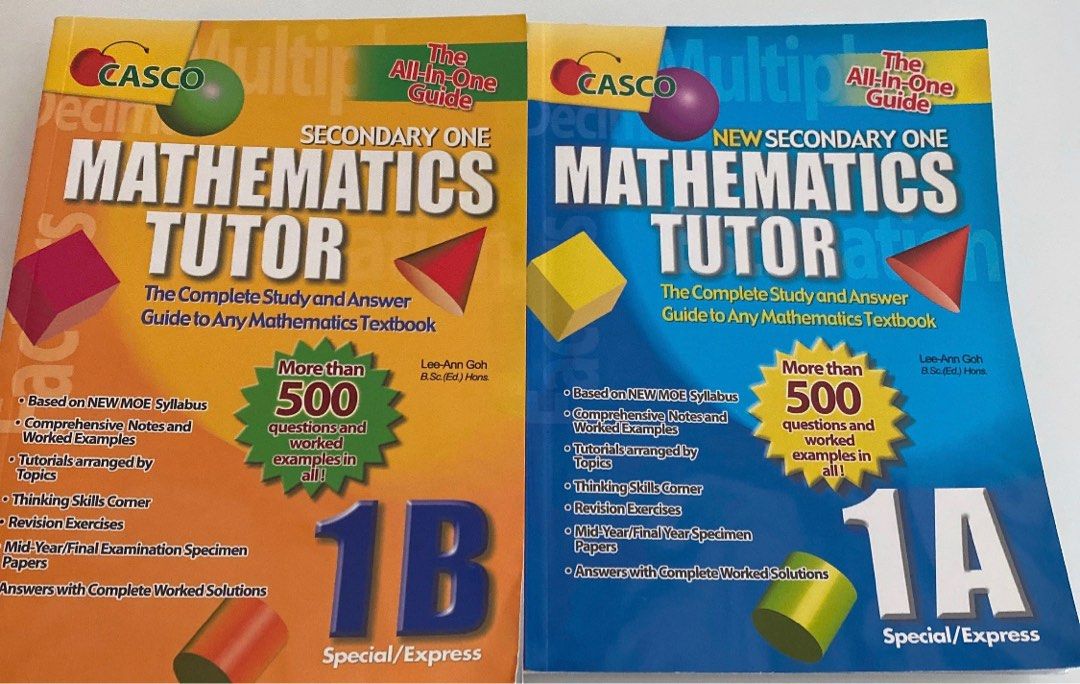 Casco maths assessment book 1A and 1B ( special/express), Hobbies ...