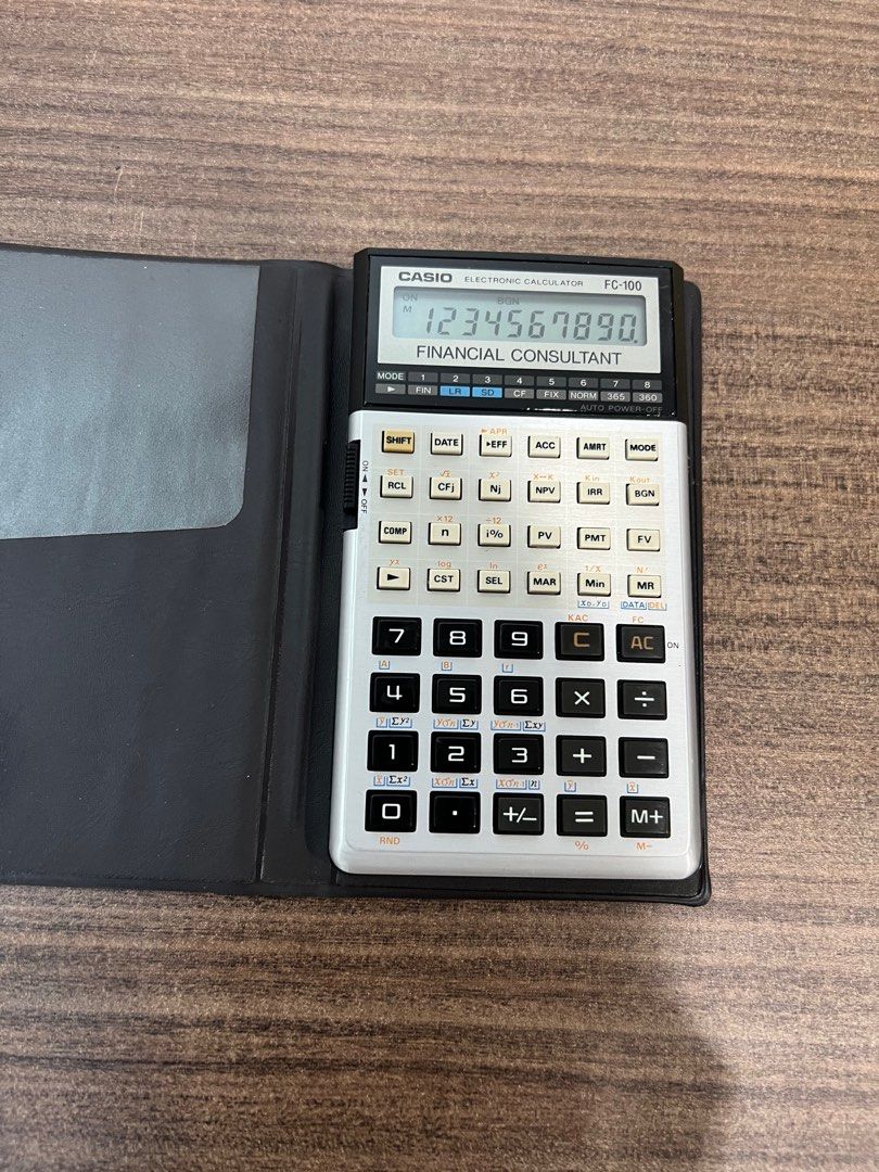Casio FC100 Financial Consultant electronic calculator, Hobbies & Toys ...