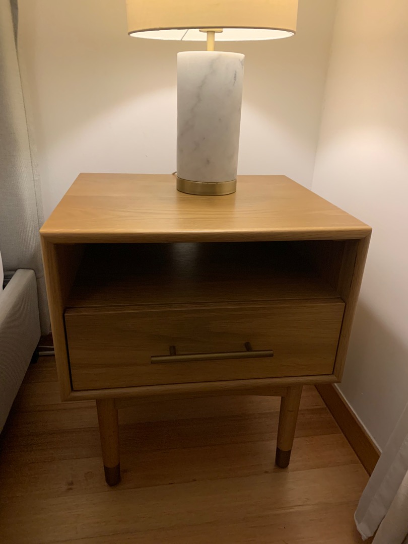 Castlery Chelsea Bedside Table x2, Furniture & Home Living, Furniture ...