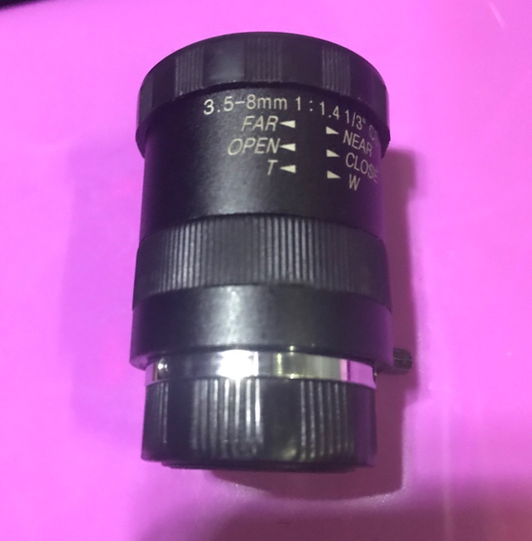 cctv lens 3.5~8mm f1:4, Photography, Lens & Kits on Carousell
