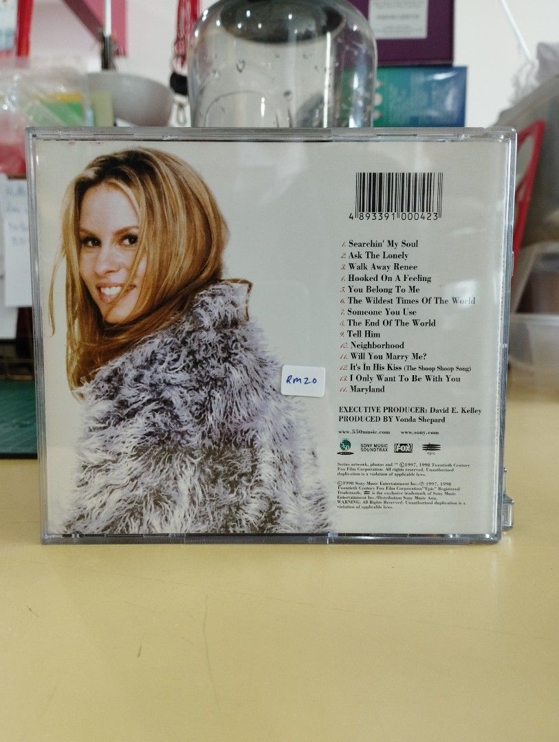 (CD) Songs From Ally McBeal Featuring Vonda Shepard, Hobbies & Toys, Music & Media, CDs & DVDs ...