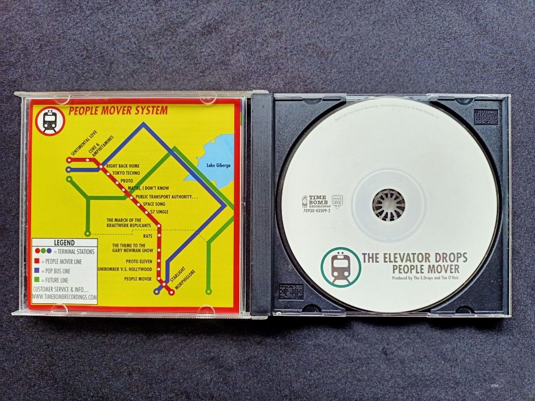 CD The Elevator Drops : people mover, Hobbies & Toys, Music & Media ...