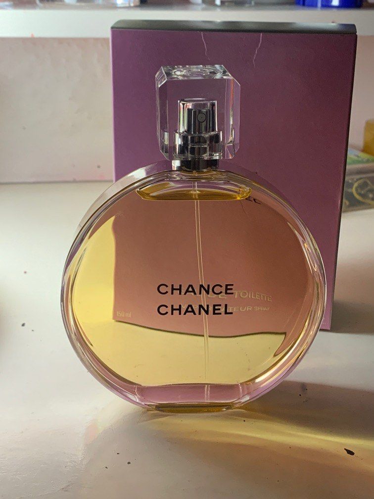 Chanel Chance 150 mL, Beauty & Personal Care, Fragrance & Deodorants on Carousell