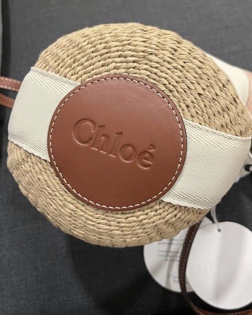 Chloe rattan crossbody bucket usual usd$710, Women's Fashion, Bags ...