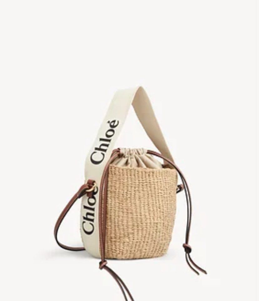 Chloe rattan crossbody bucket usual usd$710, Women's Fashion, Bags ...