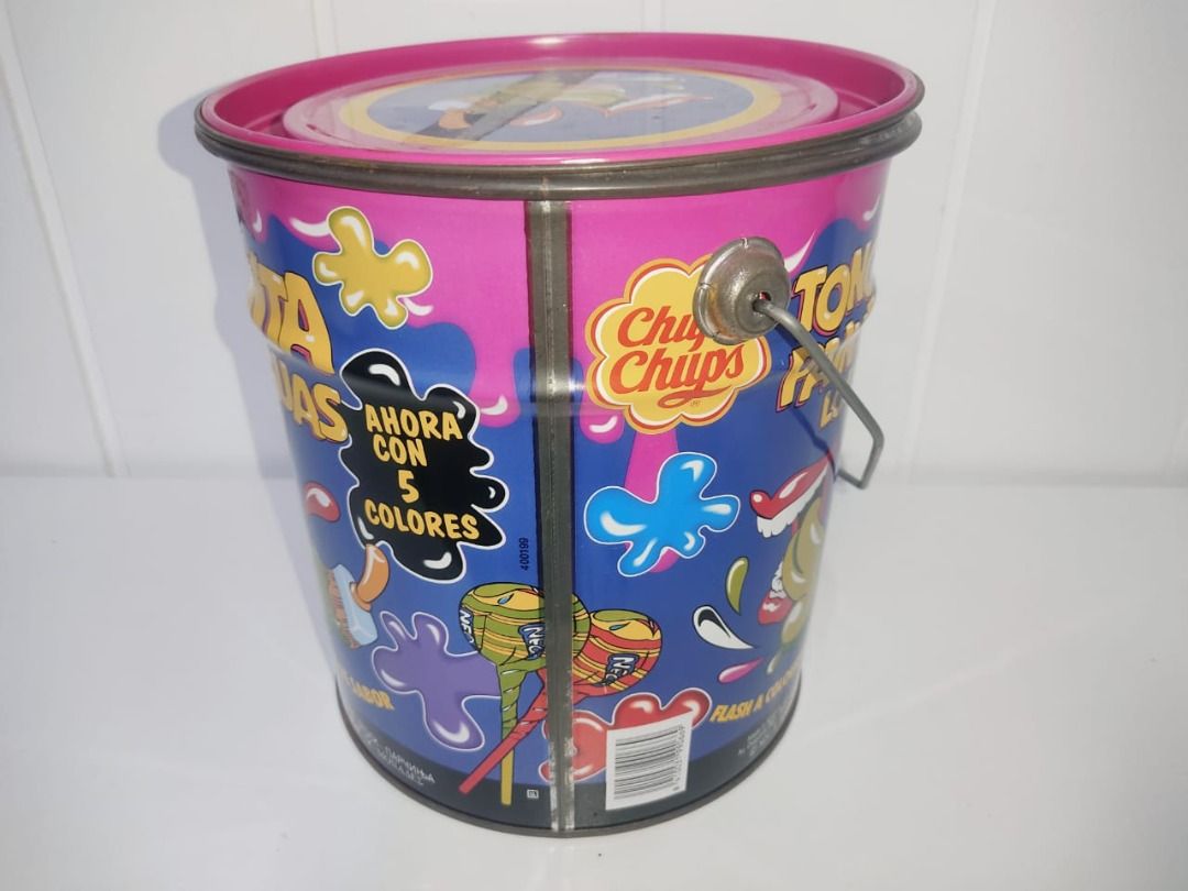 CHUPA CHUPS LOLLIPOPS CANDY COLLECTIBLE BUCKET TIN, Hobbies & Toys ...