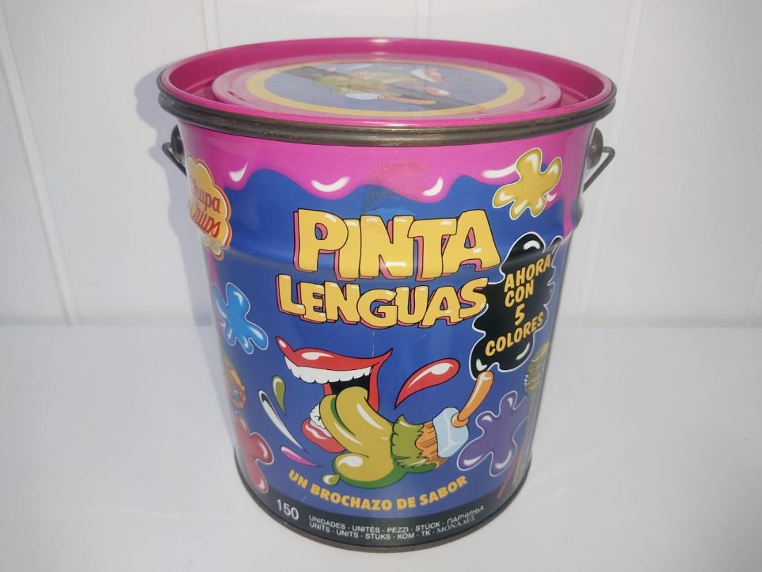 CHUPA CHUPS LOLLIPOPS CANDY COLLECTIBLE BUCKET TIN, Hobbies & Toys ...