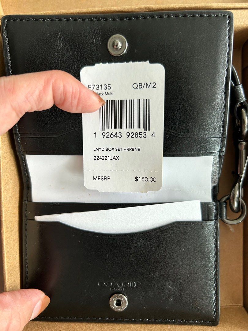 Coach Cardholder Lanyard and Usb Keychain Gift Set, Luxury, Accessories ...