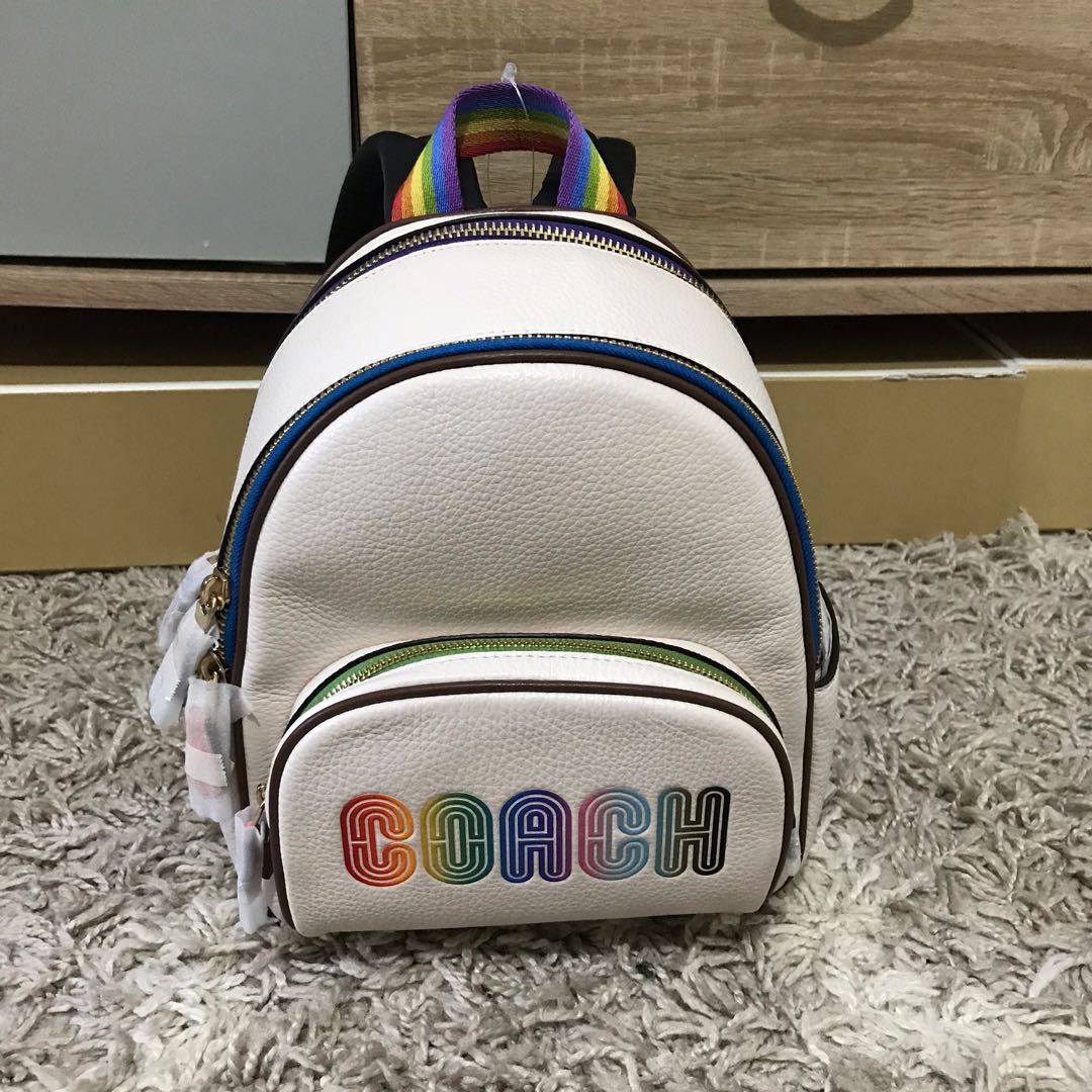 Coach mini court backpack, Women's Fashion, Bags & Wallets, Backpacks ...