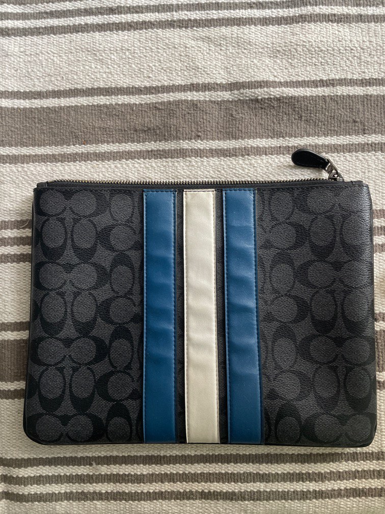 Coach varsity clutch bag, Luxury, Bags & Wallets on Carousell