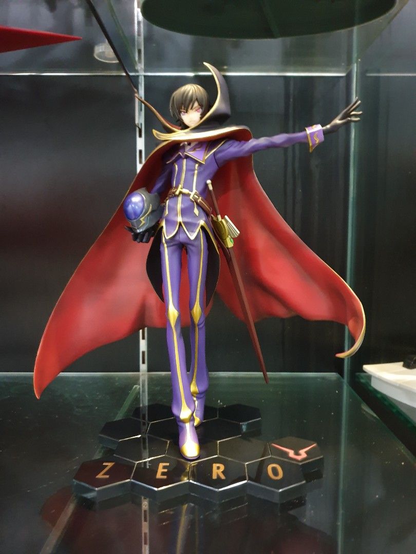 Code Geass Lelouch Zero 1/8 scale figure GEM (MegaHouse), Hobbies ...