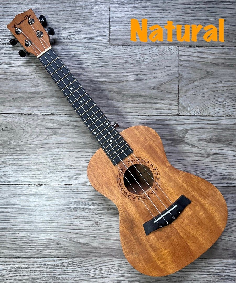 Concert size Ukulele (for beginner) Natural, Hobbies & Toys, Music ...