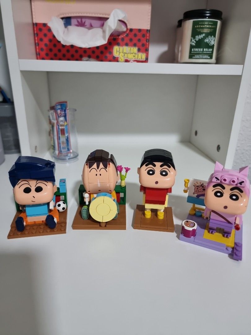 Crayon Shin Chan Lego, Hobbies & Toys, Toys & Games on Carousell