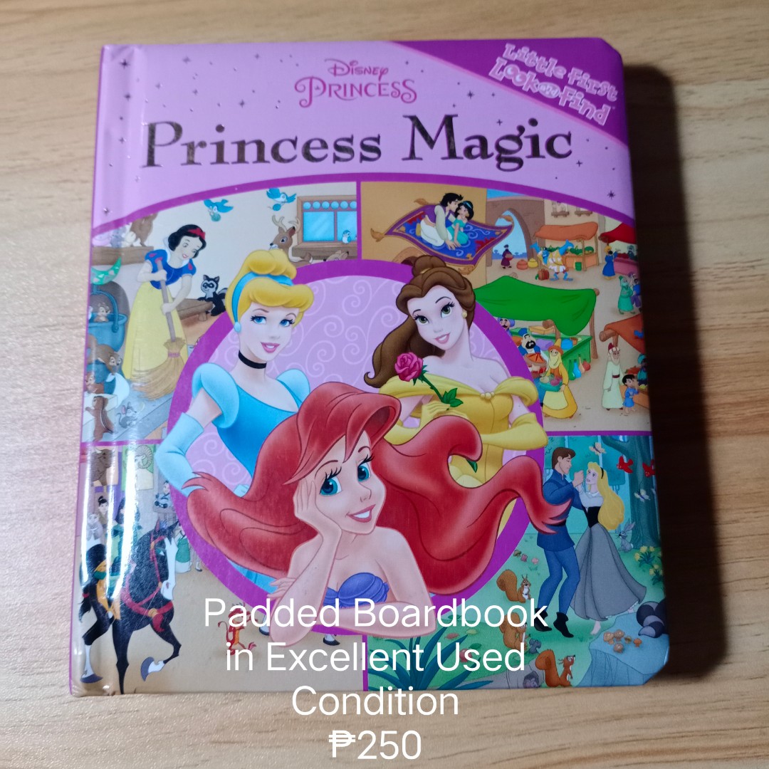 Disney Princess Magic Little First Look and Find Boardbook, Hobbies ...