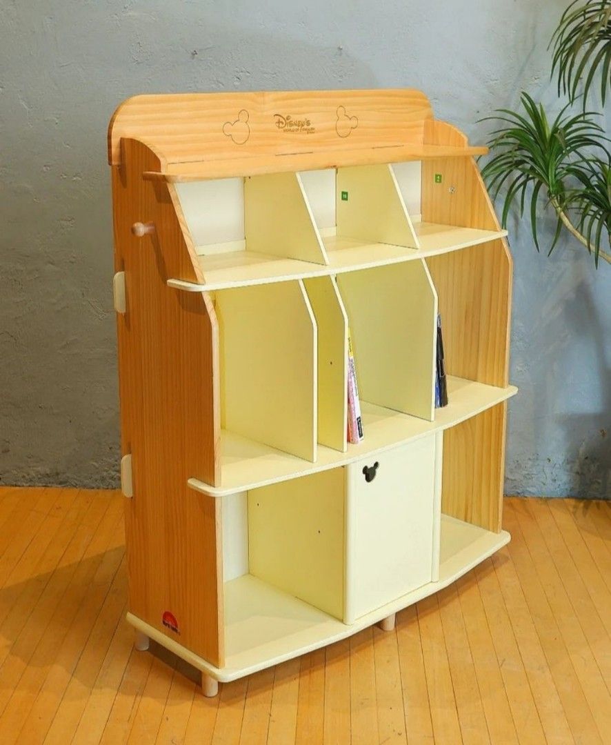 Disney wooden shelves, bookcase organizer L 37 inches W 14 L 44.5 ...