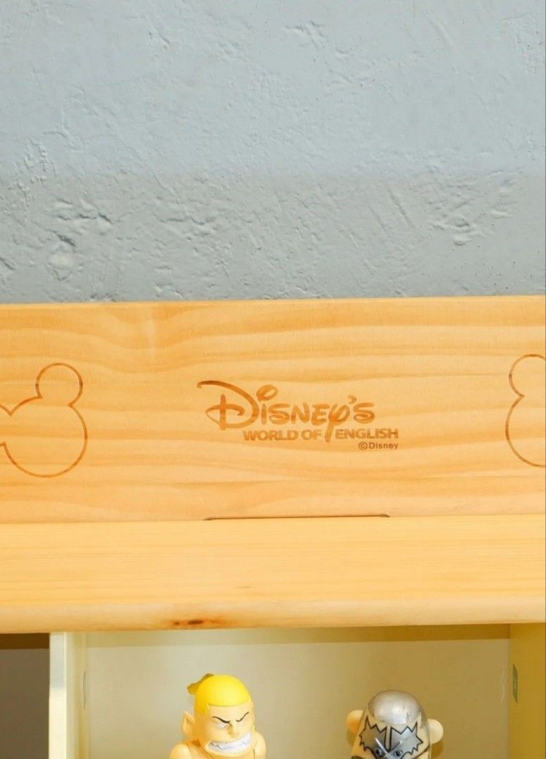 Disney wooden shelves, bookcase organizer L 37 inches W 14 L 44.5 ...