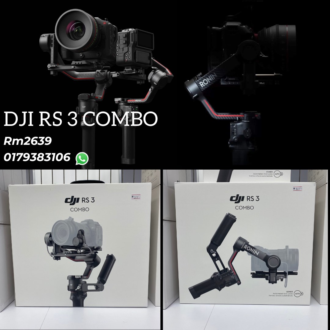 DJI RS3 COMBO, Photography, Photography Accessories, Gimbals ...