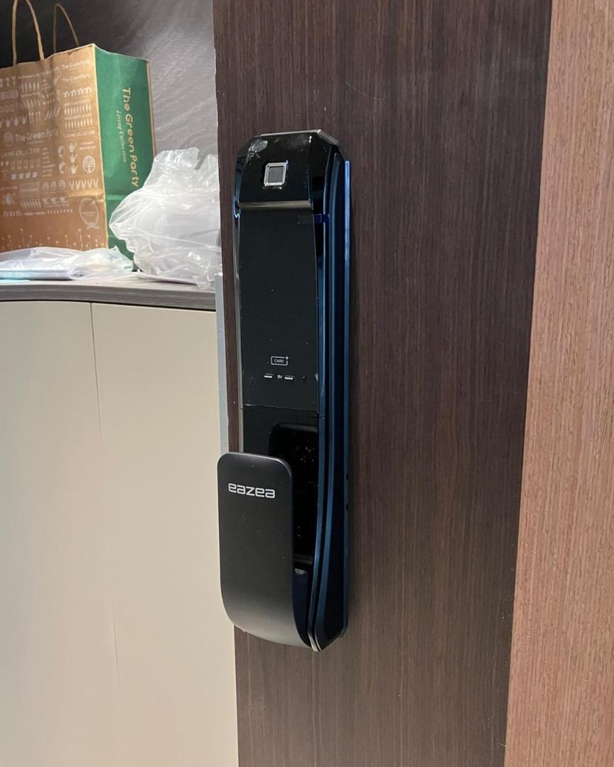 [Door + Gate] EAZEA Touch Push Pull Digital Door Lock + EAZEA Duo-G ...