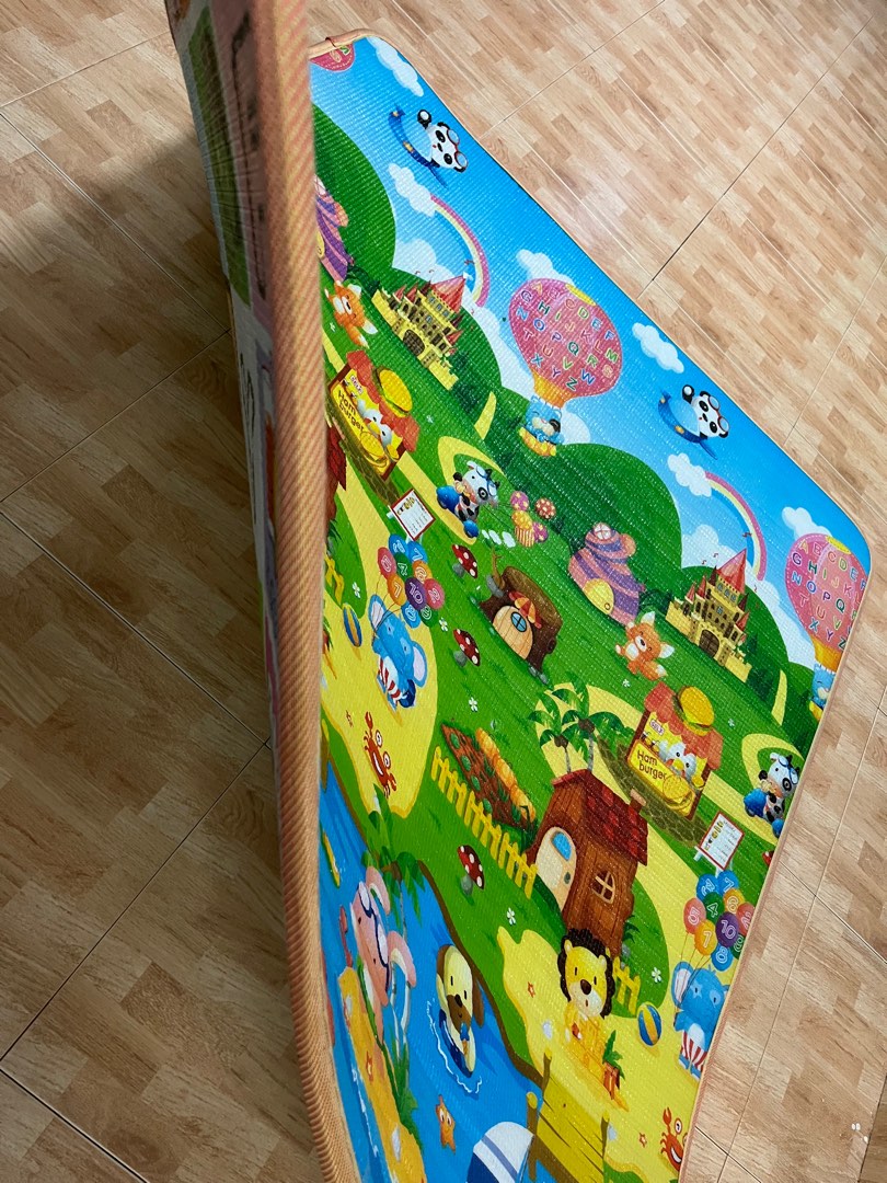 Double sided play mat, Babies & Kids, Infant Playtime on Carousell
