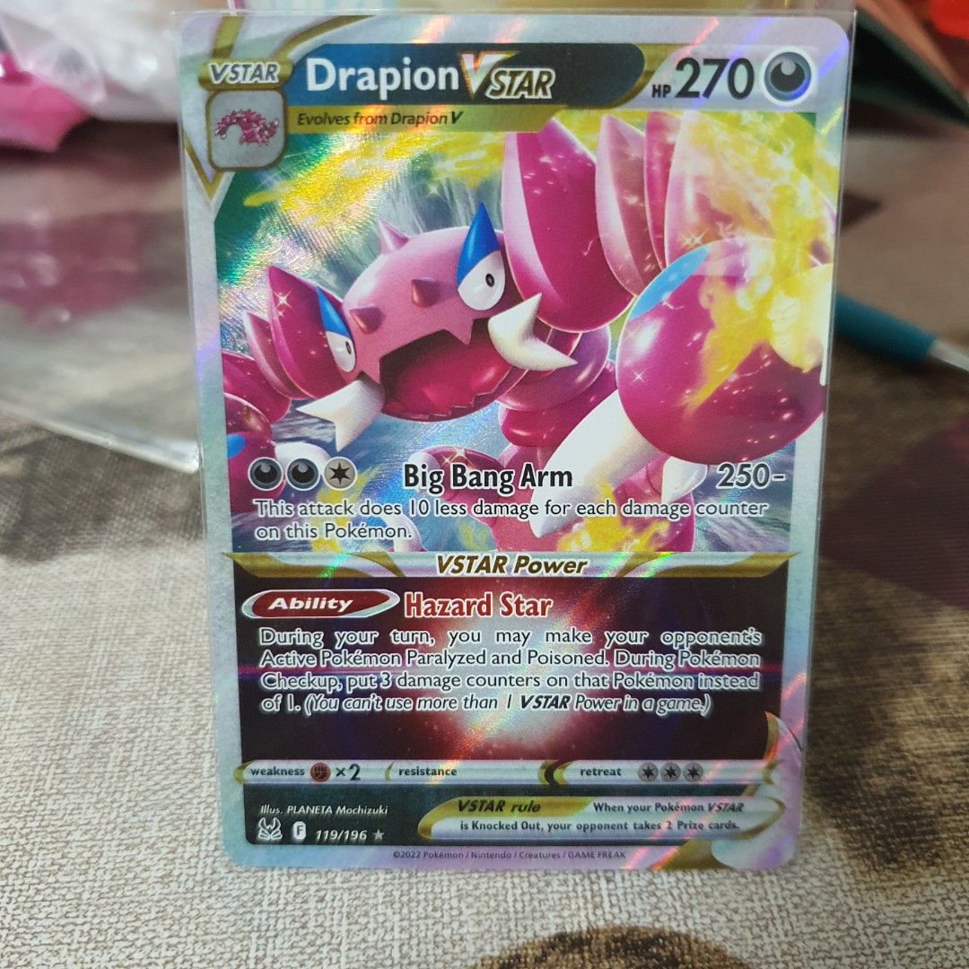 Drapion VSTAR, Hobbies & Toys, Toys & Games on Carousell