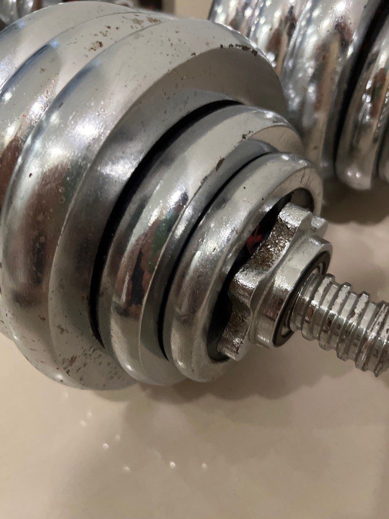 Dumbbells 30 kg, Sports Equipment, Exercise & Fitness, Weights ...
