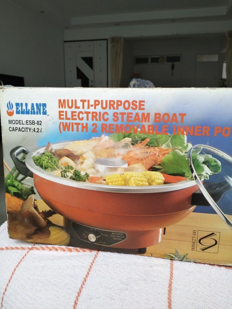 Ellane Multi-purpose electric steam Boat, Furniture & Home Living ...