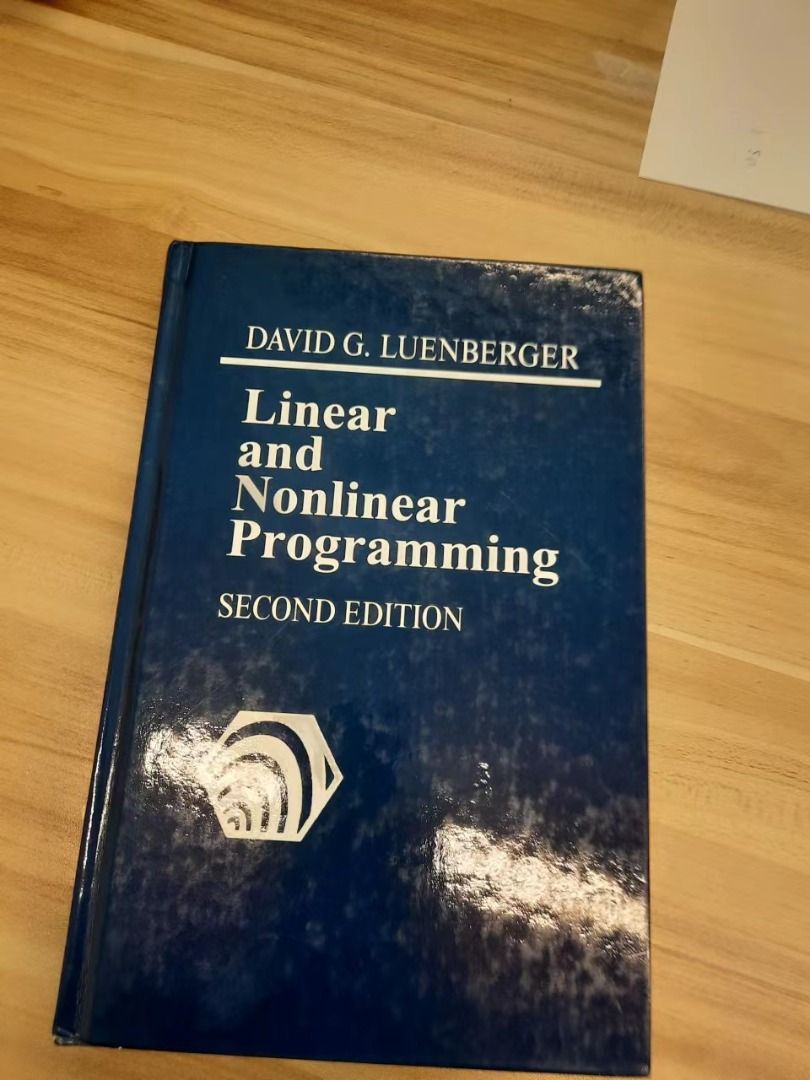 Engineering Textbook - Linear and nonlinear programming, 興趣及遊戲, 書本 & 文具 ...
